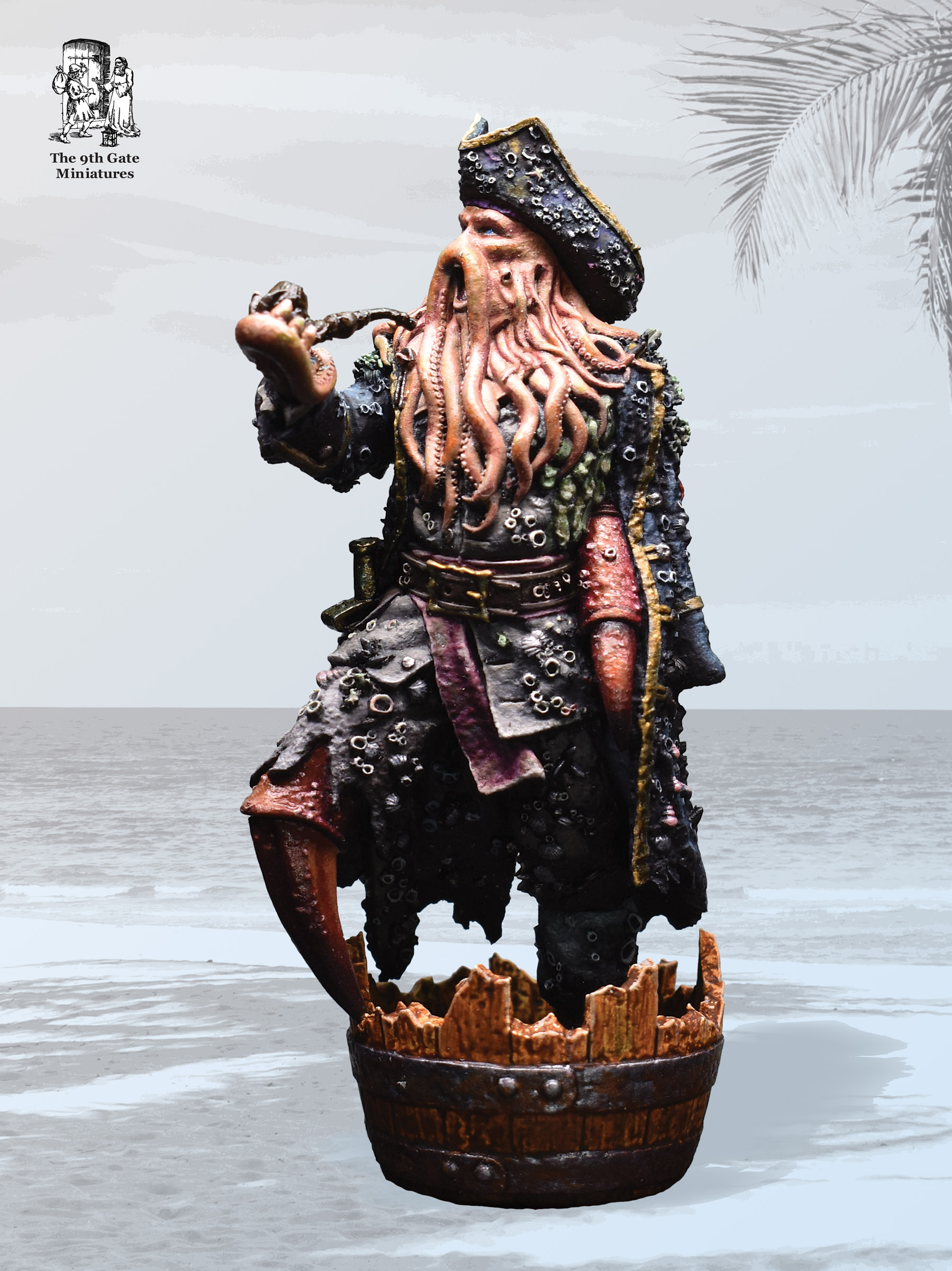 The Cursed Captain Resin Miniature 1/24 Scale (75 mm) | Model SS24-F001