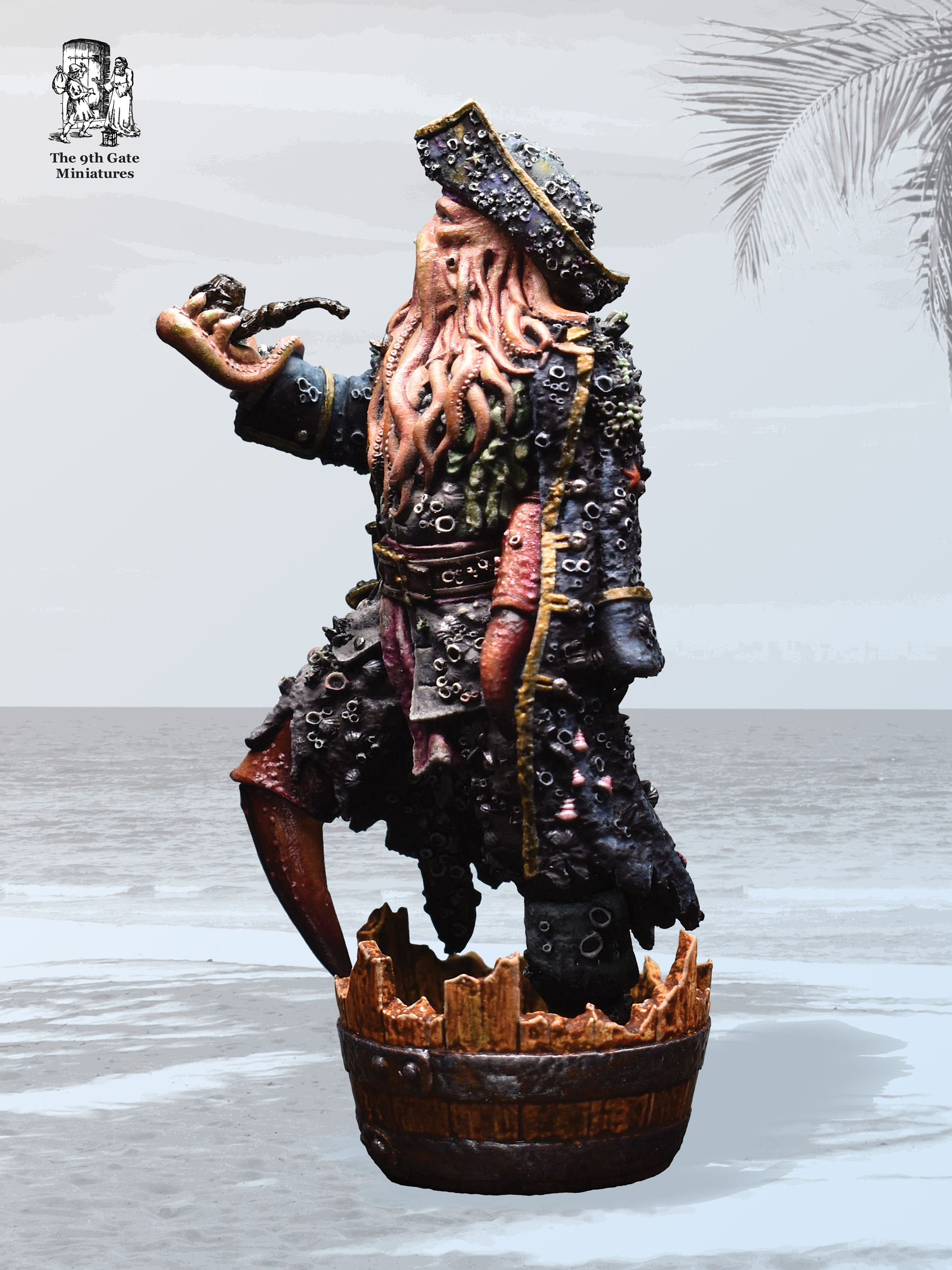 The Cursed Captain Resin Miniature 1/24 Scale (75 mm) | Model SS24-F001