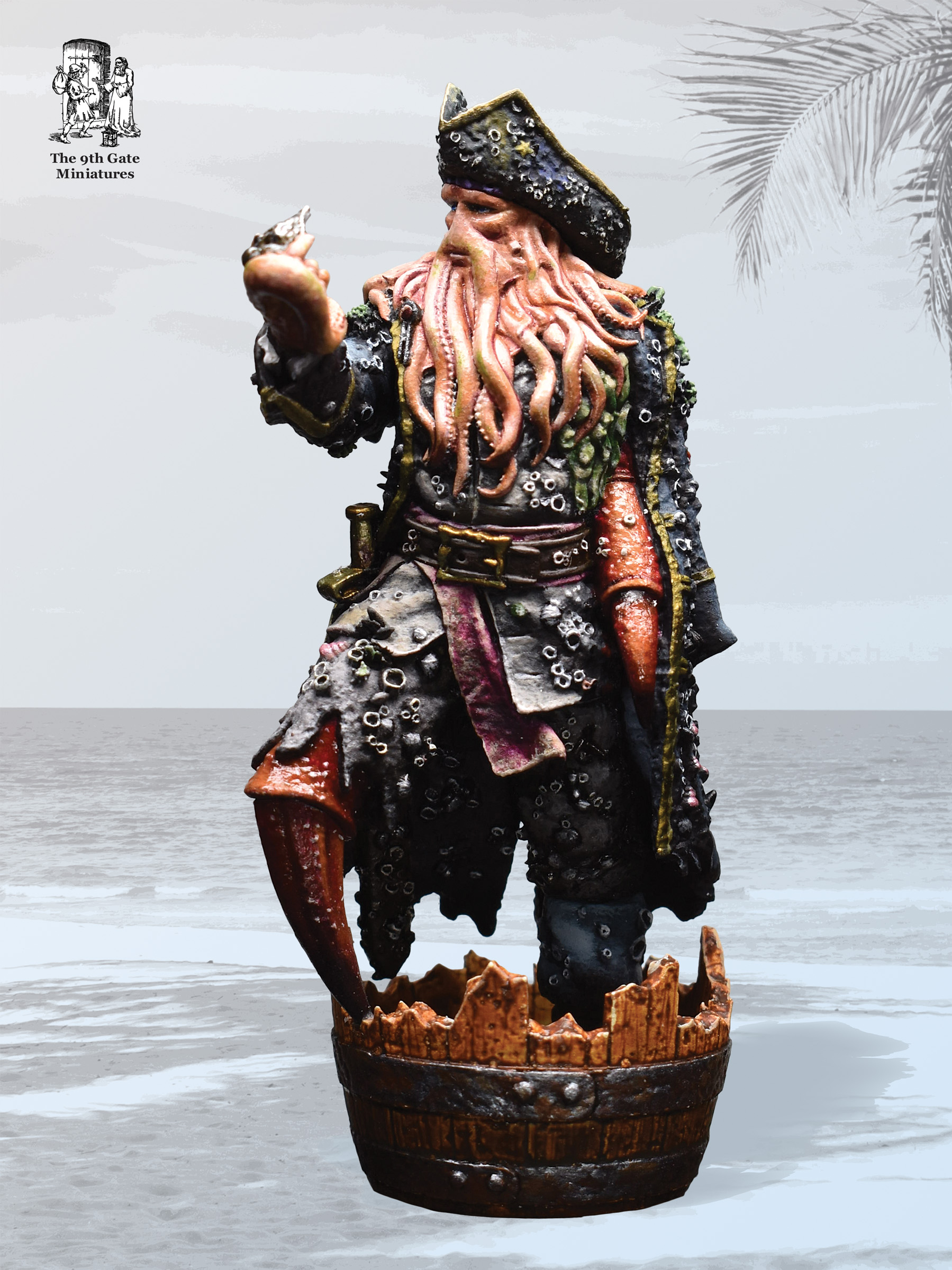 The Cursed Captain Resin Miniature 1/24 Scale (75 mm) | Model SS24-F001