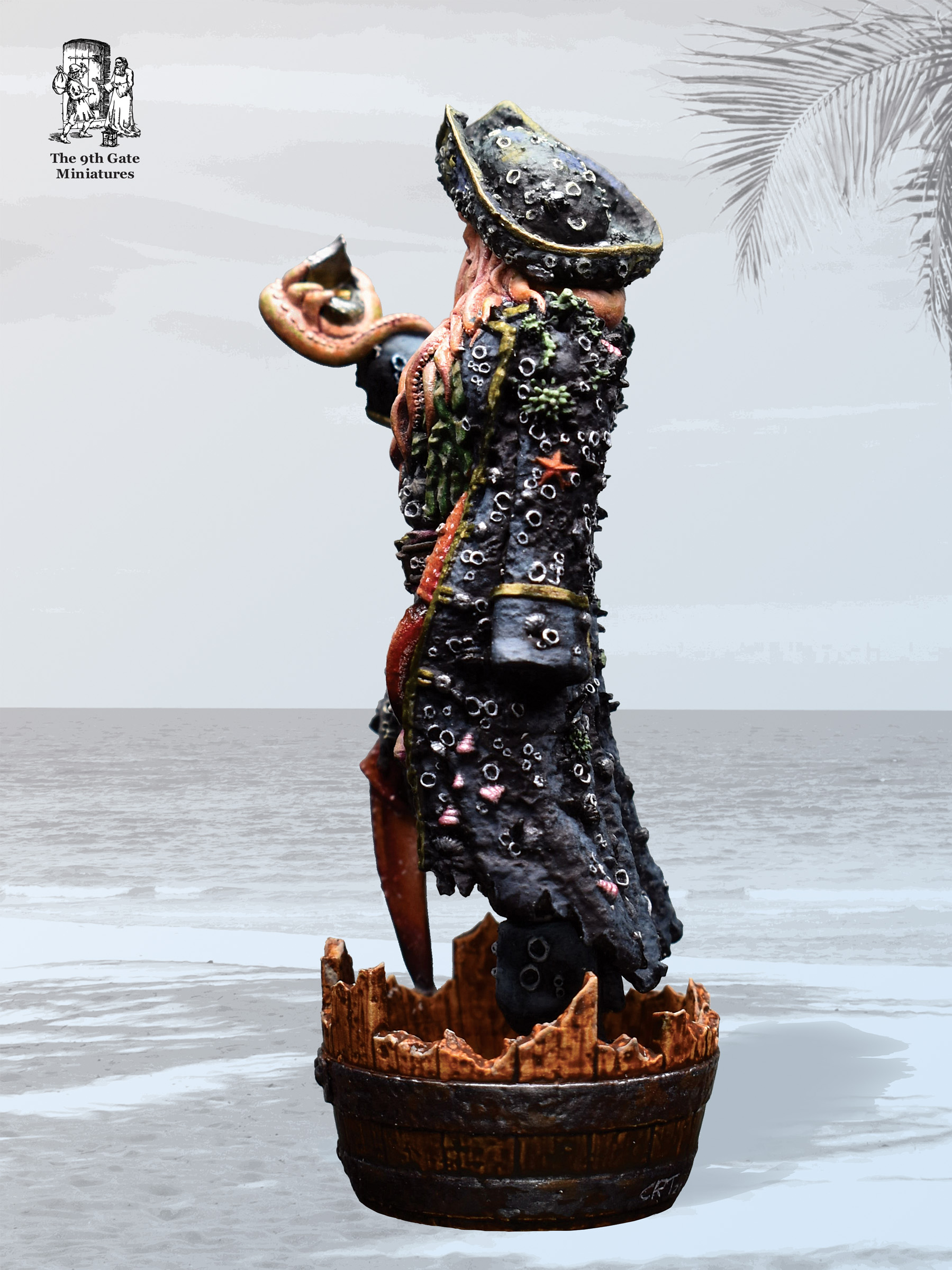 The Cursed Captain Resin Miniature 1/24 Scale (75 mm) | Model SS24-F001