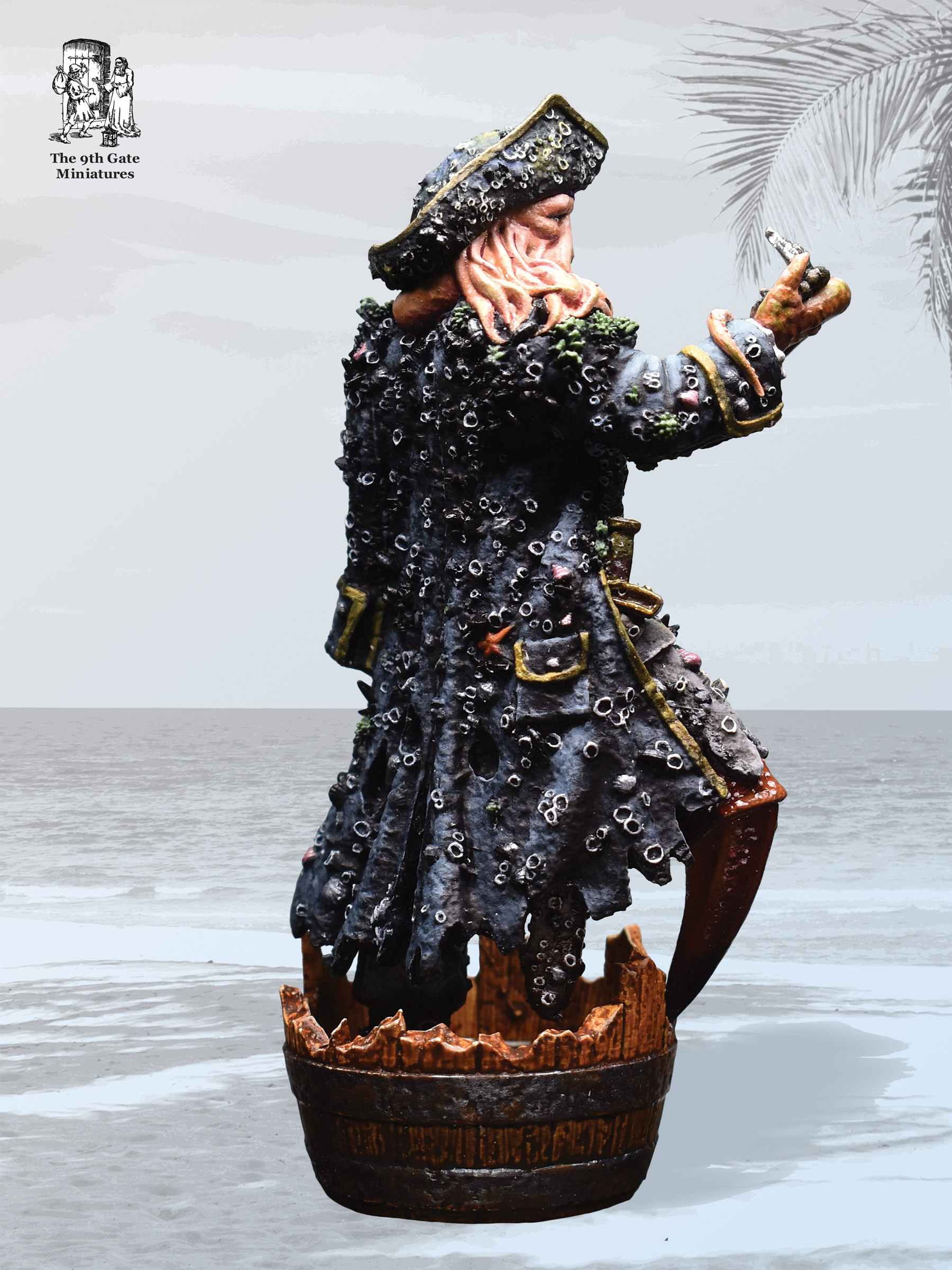 The Cursed Captain Resin Miniature 1/24 Scale (75 mm) | Model SS24-F001