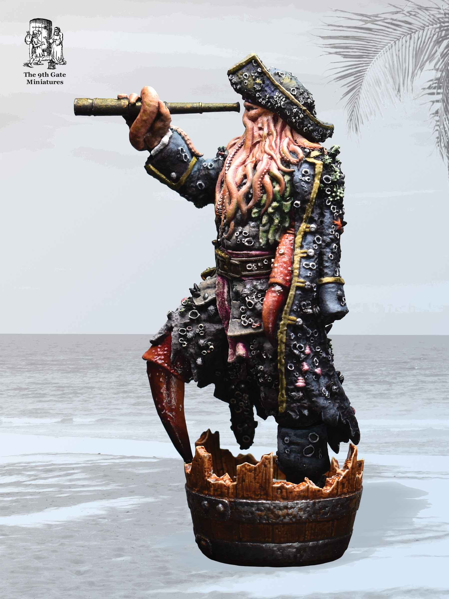The Cursed Captain Resin Miniature 1/24 Scale (75 mm) | Model SS24-F001