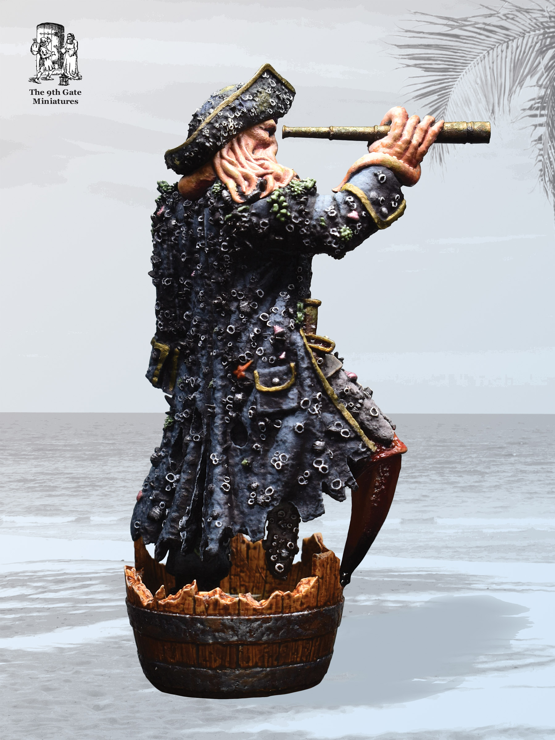 The Cursed Captain Resin Miniature 1/24 Scale (75 mm) | Model SS24-F001